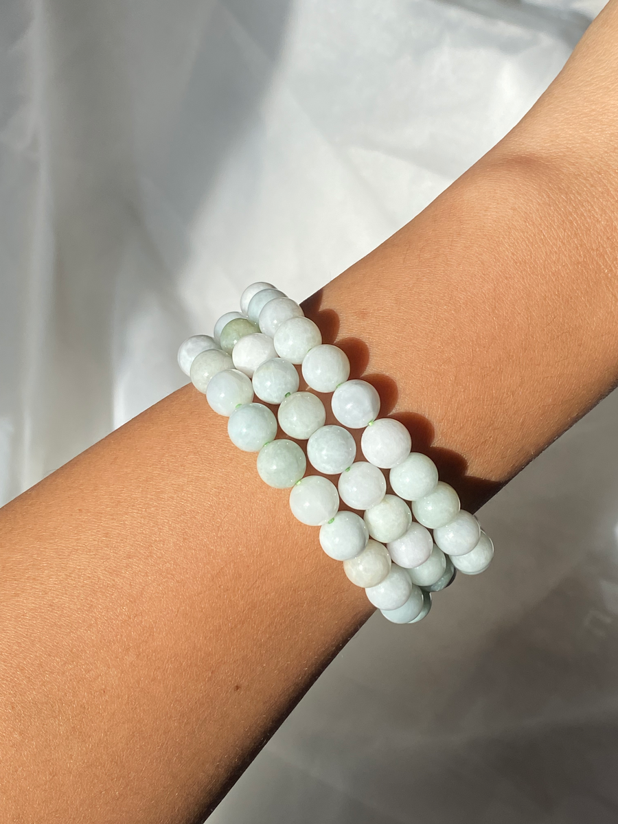 Burmese Jade Crystal Bracelet - Bad Witch Crystals